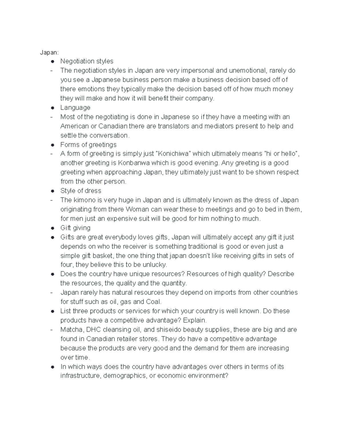 Japan: part 3 - Good - Japan: Negotiation styles - The negotiation ...