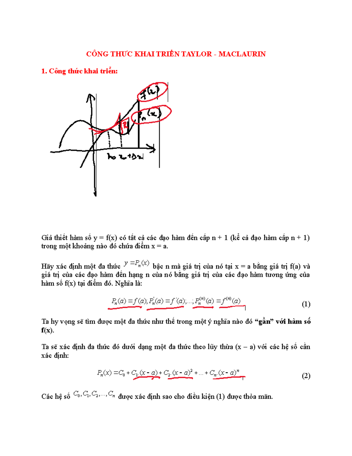 Tìm hiểu công thức maclaurin và ứng dụng trong toán học