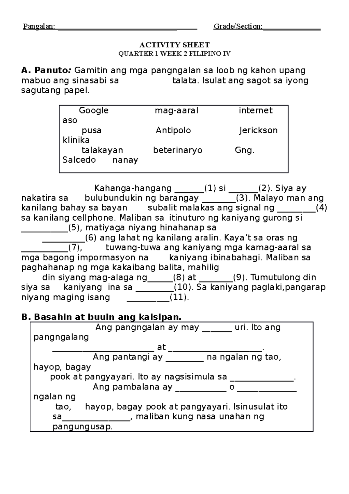 Q1W2-Activity-FTF - hell - Pangalan ...