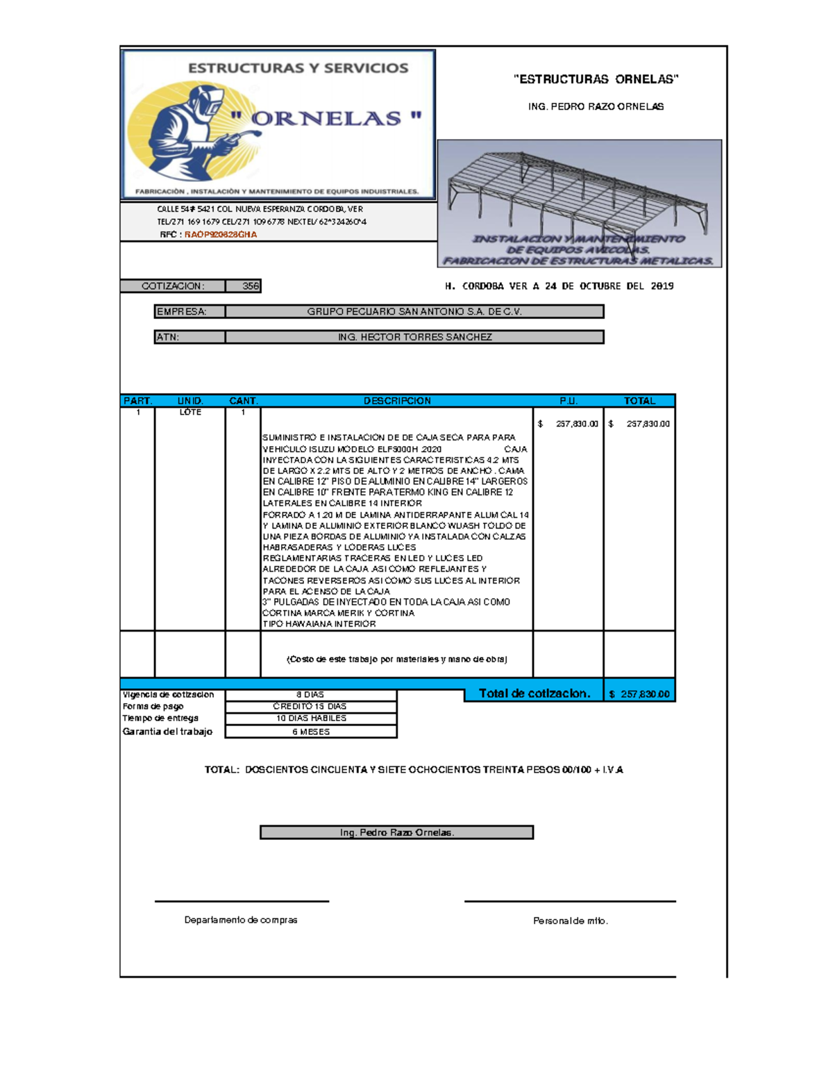 356 SUM CAJA SECA ELF600 - RFC : RAOP920828GHA 356 EMPRESA: ATN: PART ...
