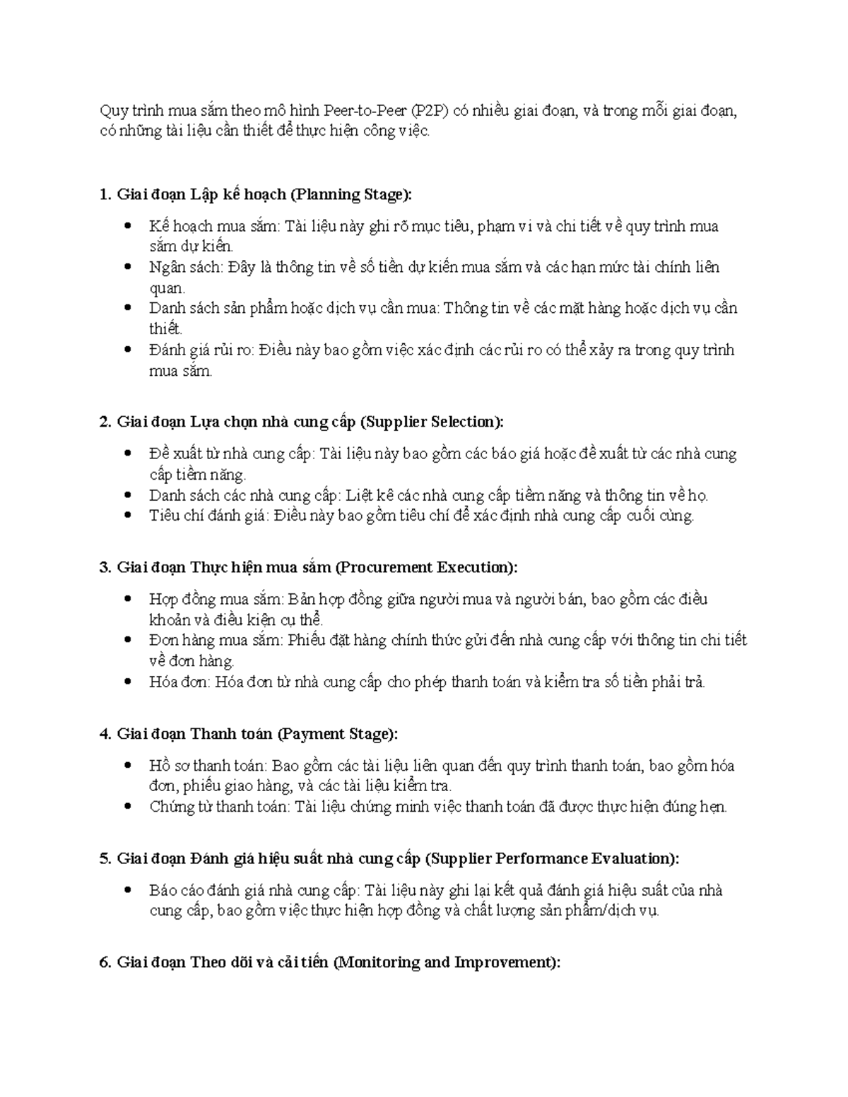 P2P - asfdf - Quy trình mua sắm theo mô hình Peer-to-Peer (P2P) có ...