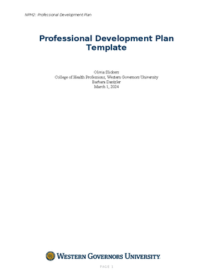 D223 Task 1 Final - D223 - D223 – UKM1 – Performance Assessment 1 ...