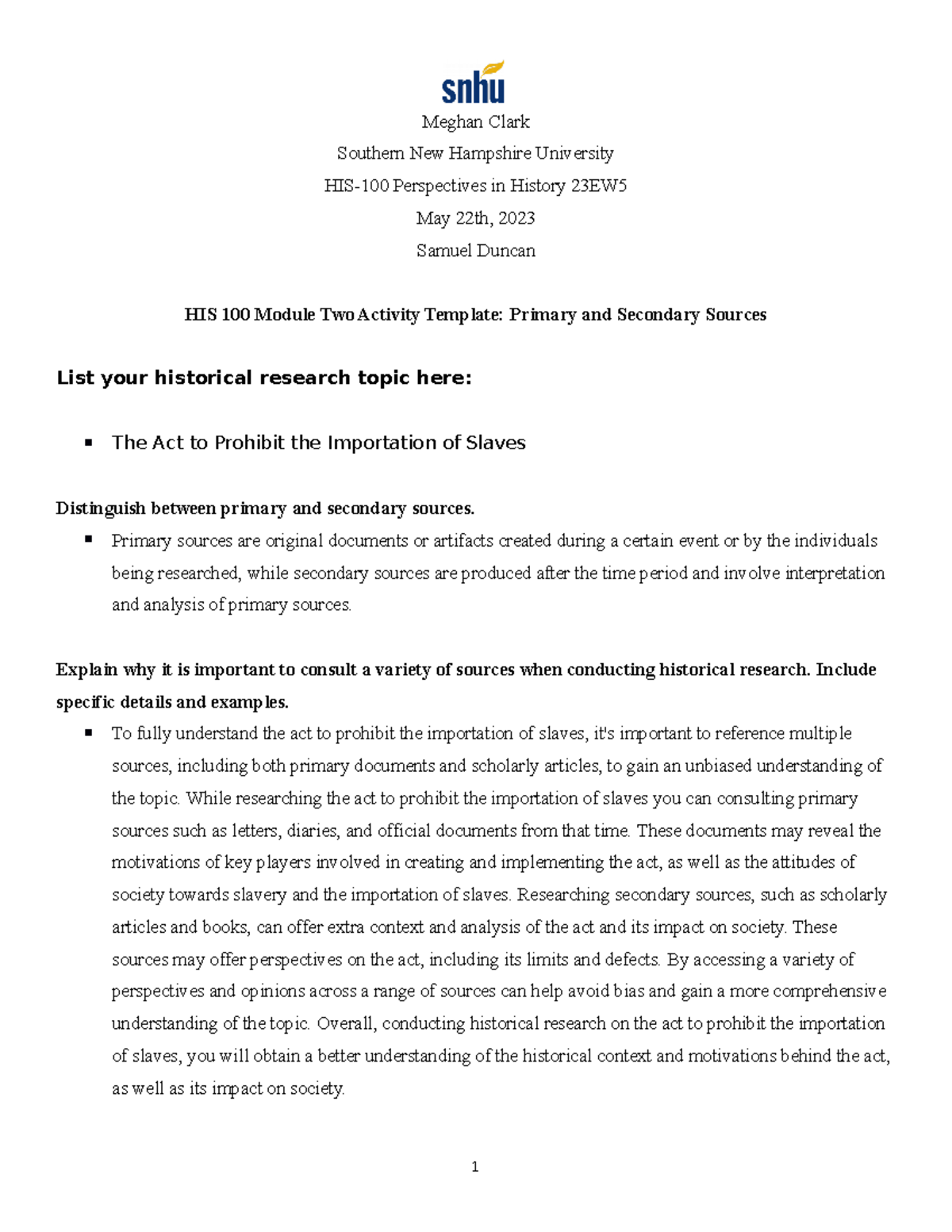 Module Two Activity Sources Template (1) - Meghan Clark Southern New ...
