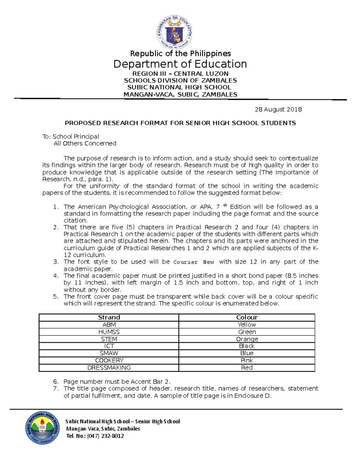Students-Guidelines - Good luck on learning! - Department of Education ...