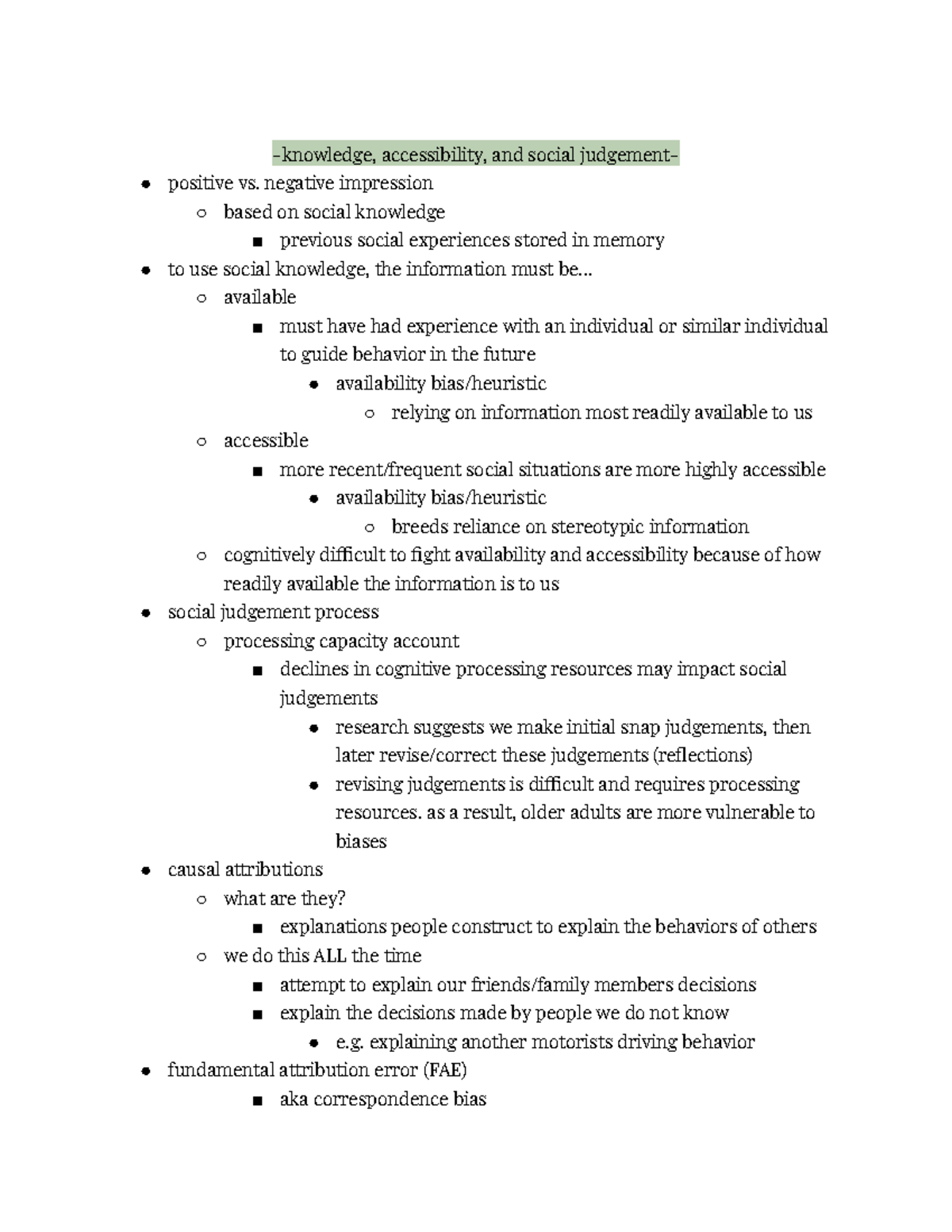 PSY 456- knowledge, accessibility, and social judgement -knowledge ...