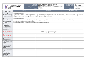 PRE- Observation Conference FORM - Sto. Tomas College, Danao City, Inc ...