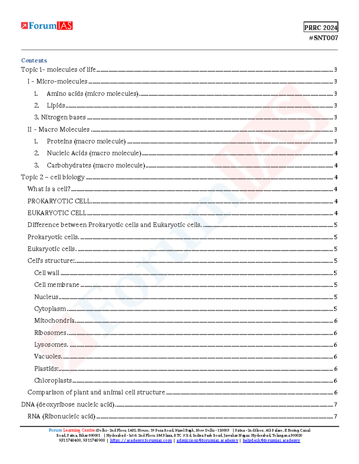 07 Science & Technology - PRRC 2024 - Forum Learning Centre:Delhi - 2nd ...