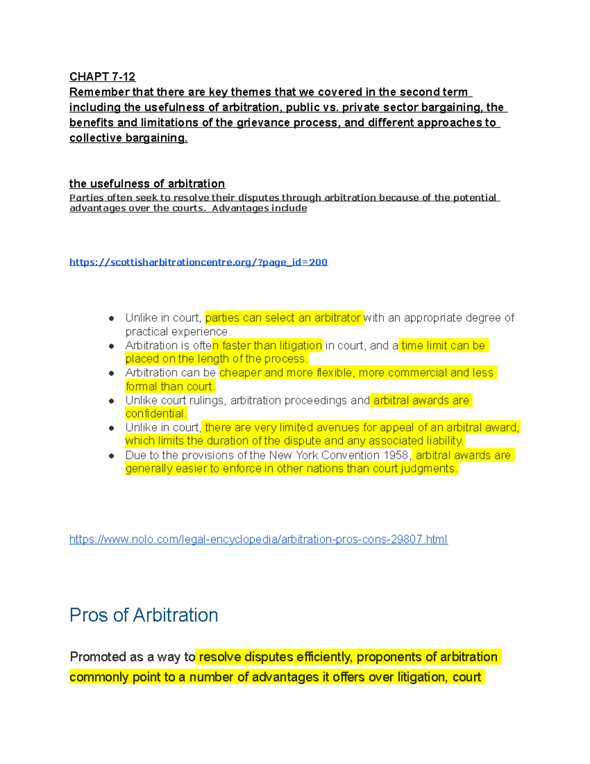 EXAM Study Notes - CHAPT 7- Remember that there are key themes that we ...