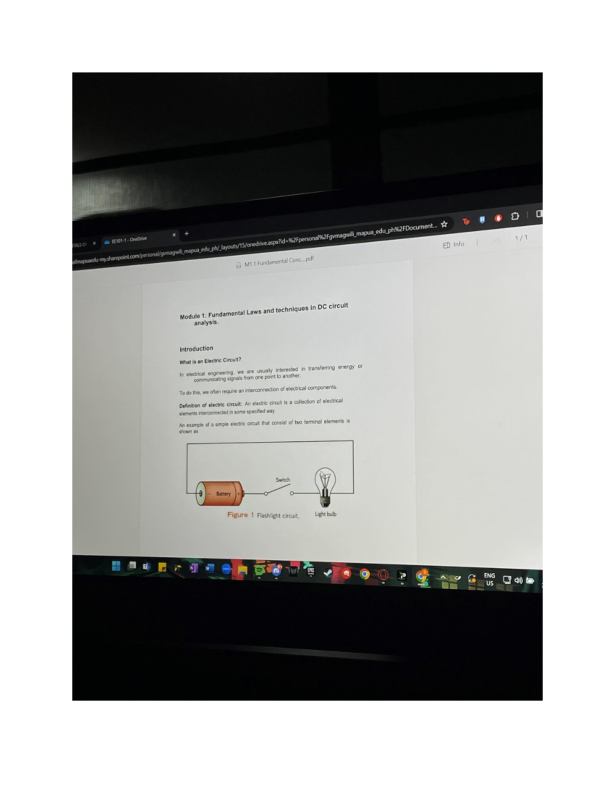 PAA Week1 Fernandez Dustin - Electrical Engineer - Studocu