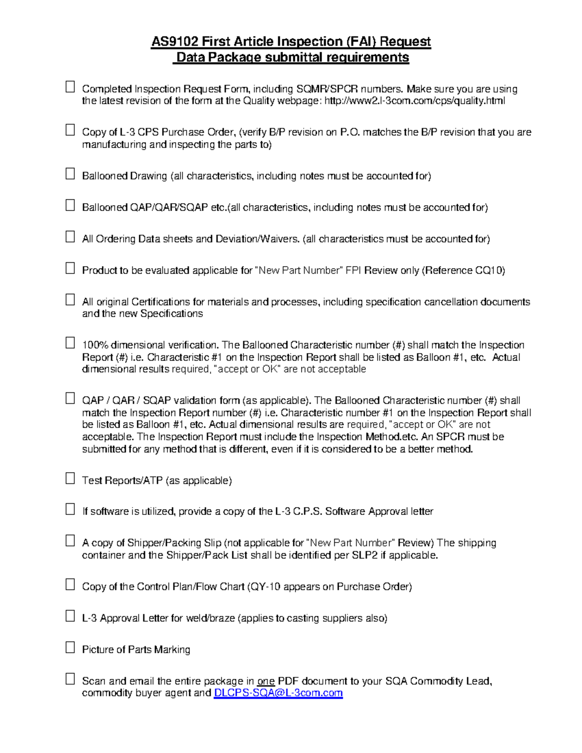 351041679-AS9102-Forms - AS9102 First Article Inspection (FAI) Request ...
