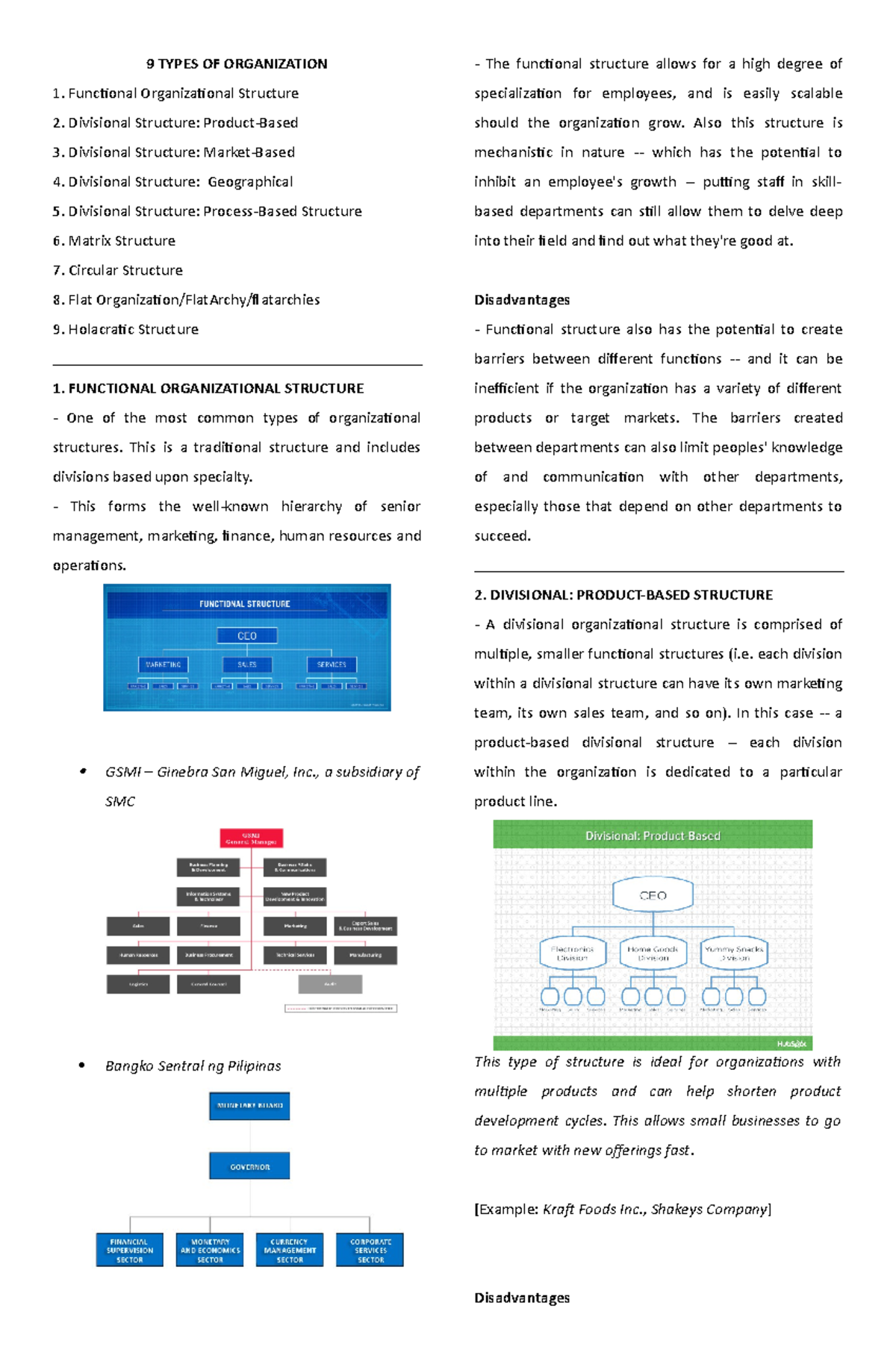 9 Types OF Organization in every business - 9 TYPES OF ORGANIZATION ...