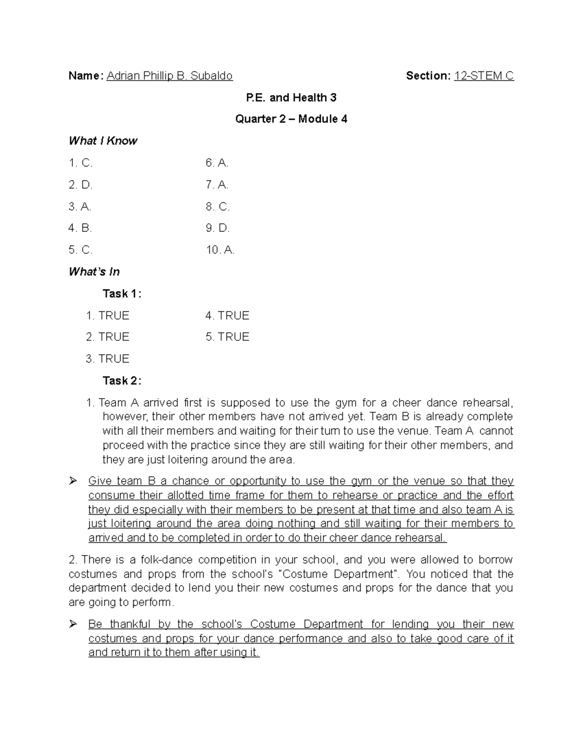 Q2-W4 - clout chasing only - Name: Adrian Phillip B. Subaldo Section ...