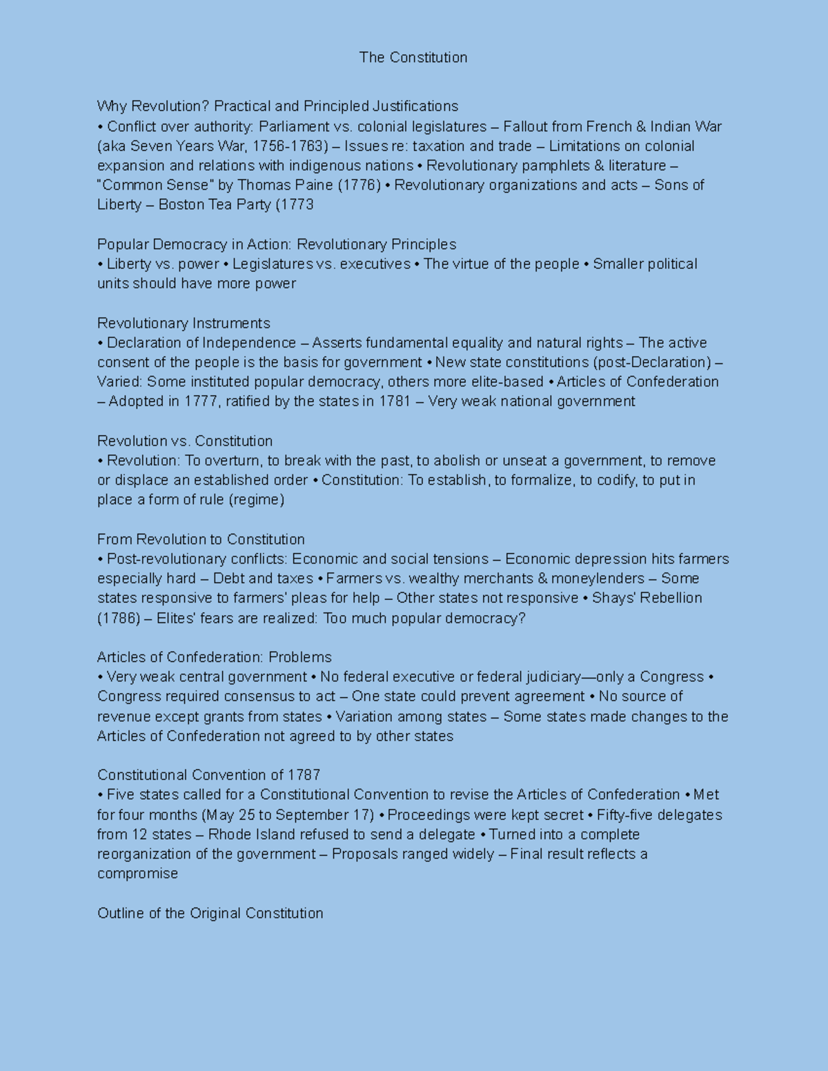 1.3 the constitution origins of the democratic debate Chapter two - Why ...