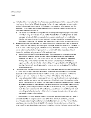 C970 task 1 - Task 1 - Task 1 A. Last stop on Market Street B. 1. The ...