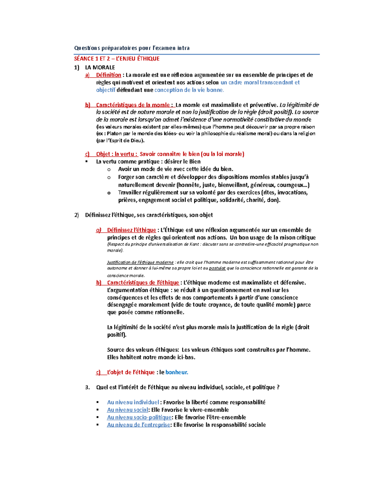 Réponses Ete 2021 à toutes les questions version courte - Questions ...