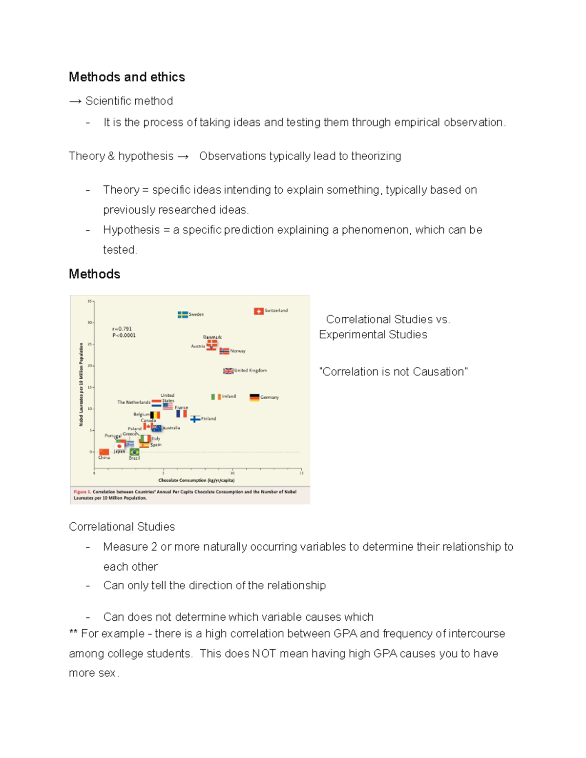 Human Developnment- Methods and ethics - Methods and ethics → ...