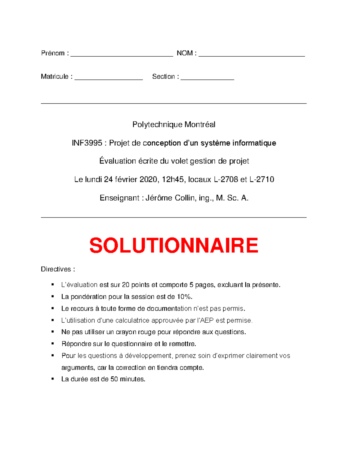 Gestion 1-H2020-slnt - Correction d'un examen antérieur - Prénom