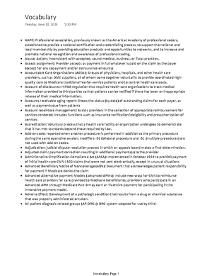 Chapter 1 Flashcards - 1. AAPC 2. American Association of Medical ...