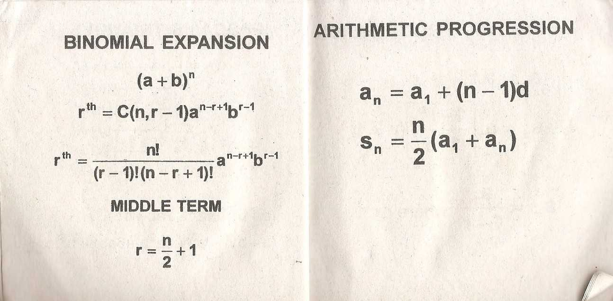 Pocket Formula - Engineering - Studocu