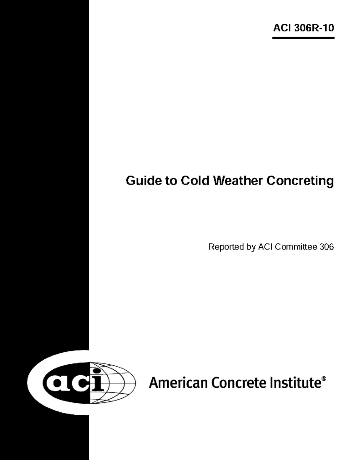 ACI 306R-10 Guide to Cold Weather Concreting My Civil - %'- 6 +YMHI XS ...