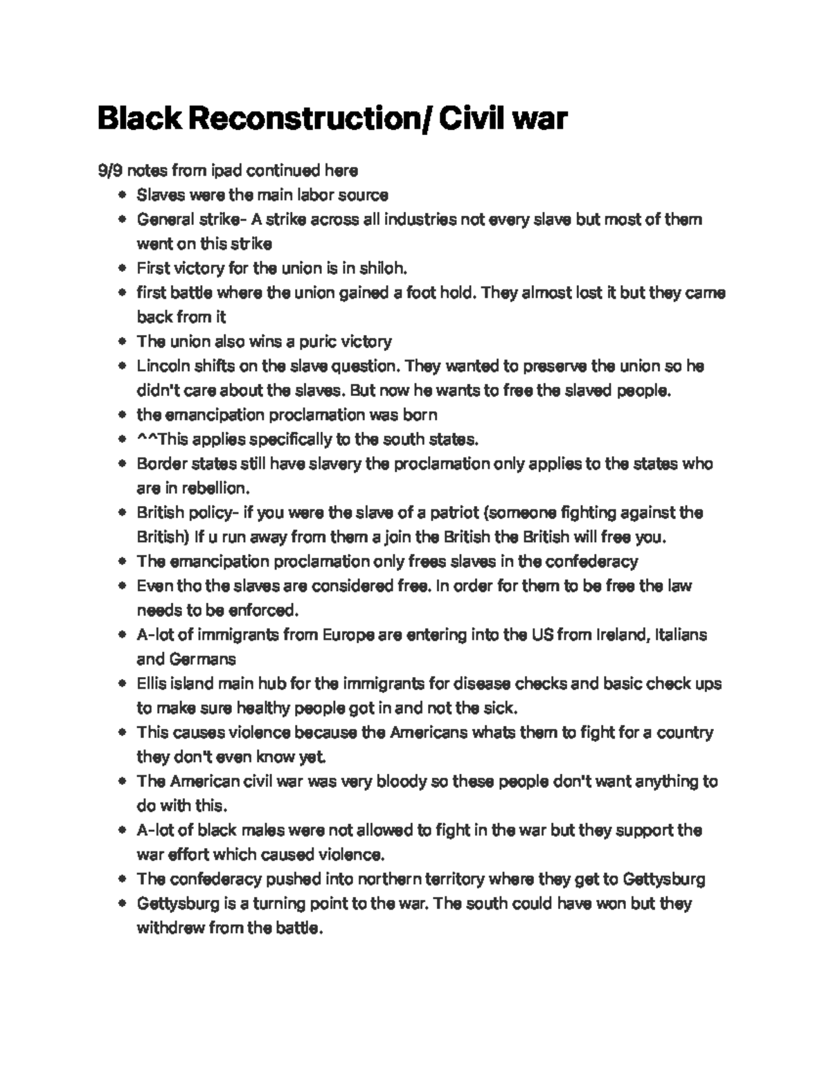 Black Reconstruction Civil war - first battle where the union gained a ...