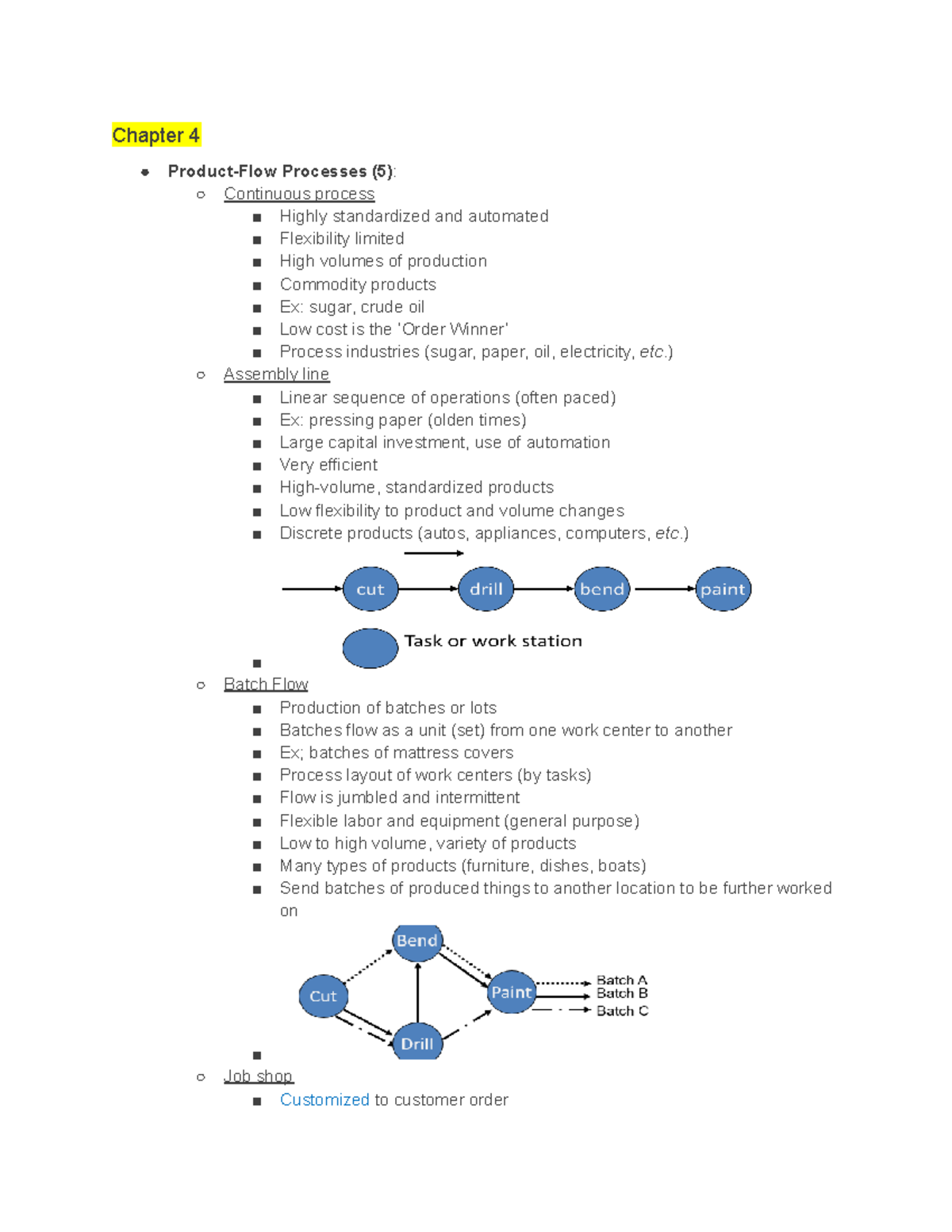 SCO notes 5 - Chapter 4 Product-Flow Processes (5): Continuous process ...