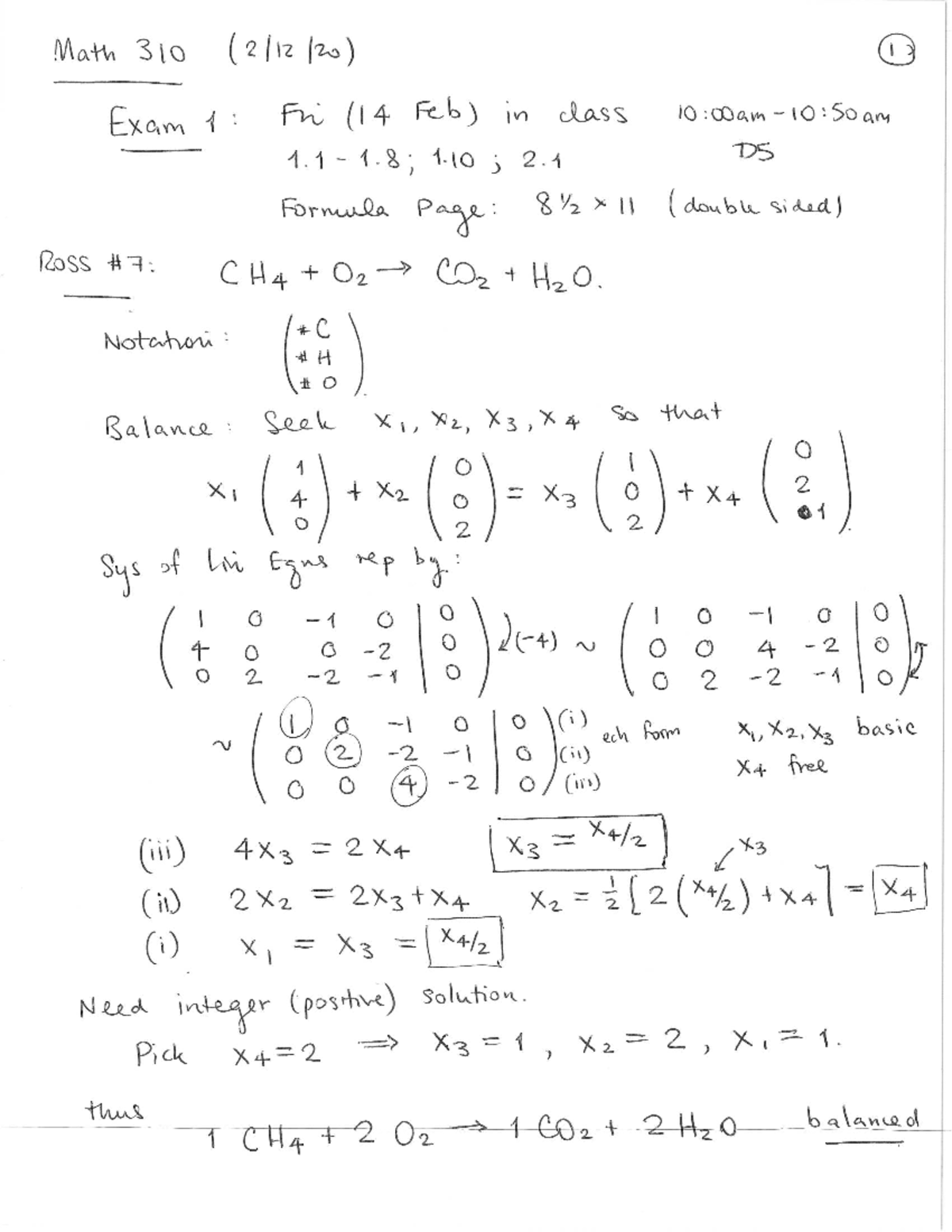 Review Exam 1 - Sample Exam - MATH 310 - Studocu