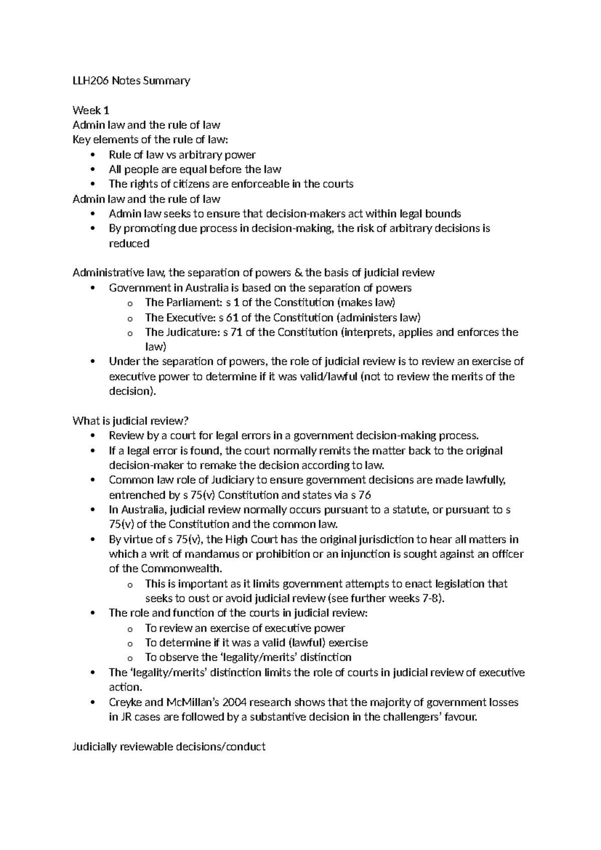 LLH206 Notes Summary - Note summaries - LLH206 Notes Summary Week 1 ...