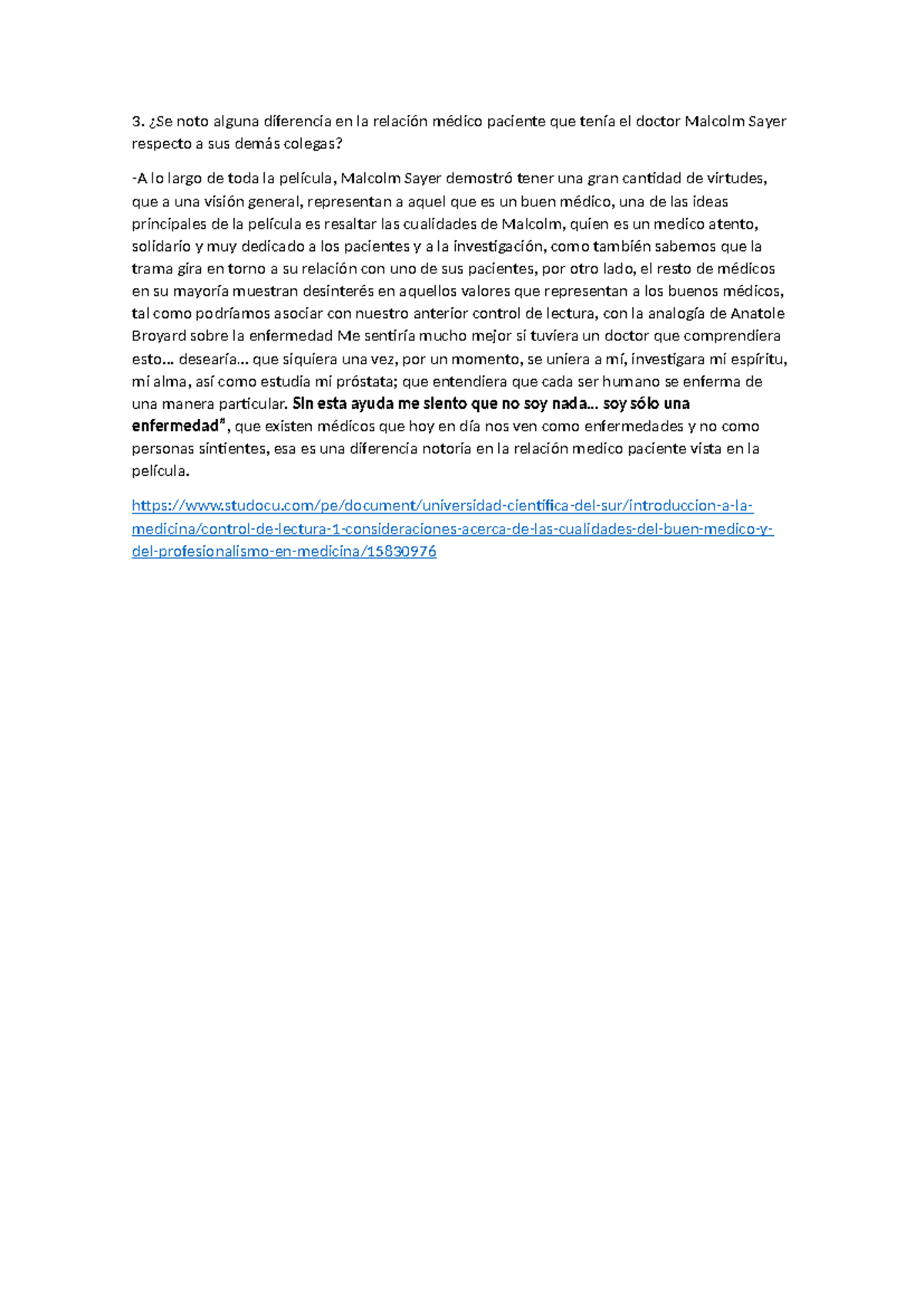 Despertares Sex ¿se Noto Alguna Diferencia En La Relación Médico