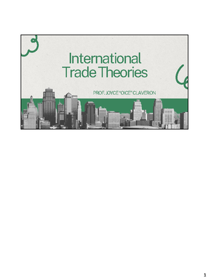 Introduction-to-International-Trade - INTERNATIONAL BUSINESS PROF ...