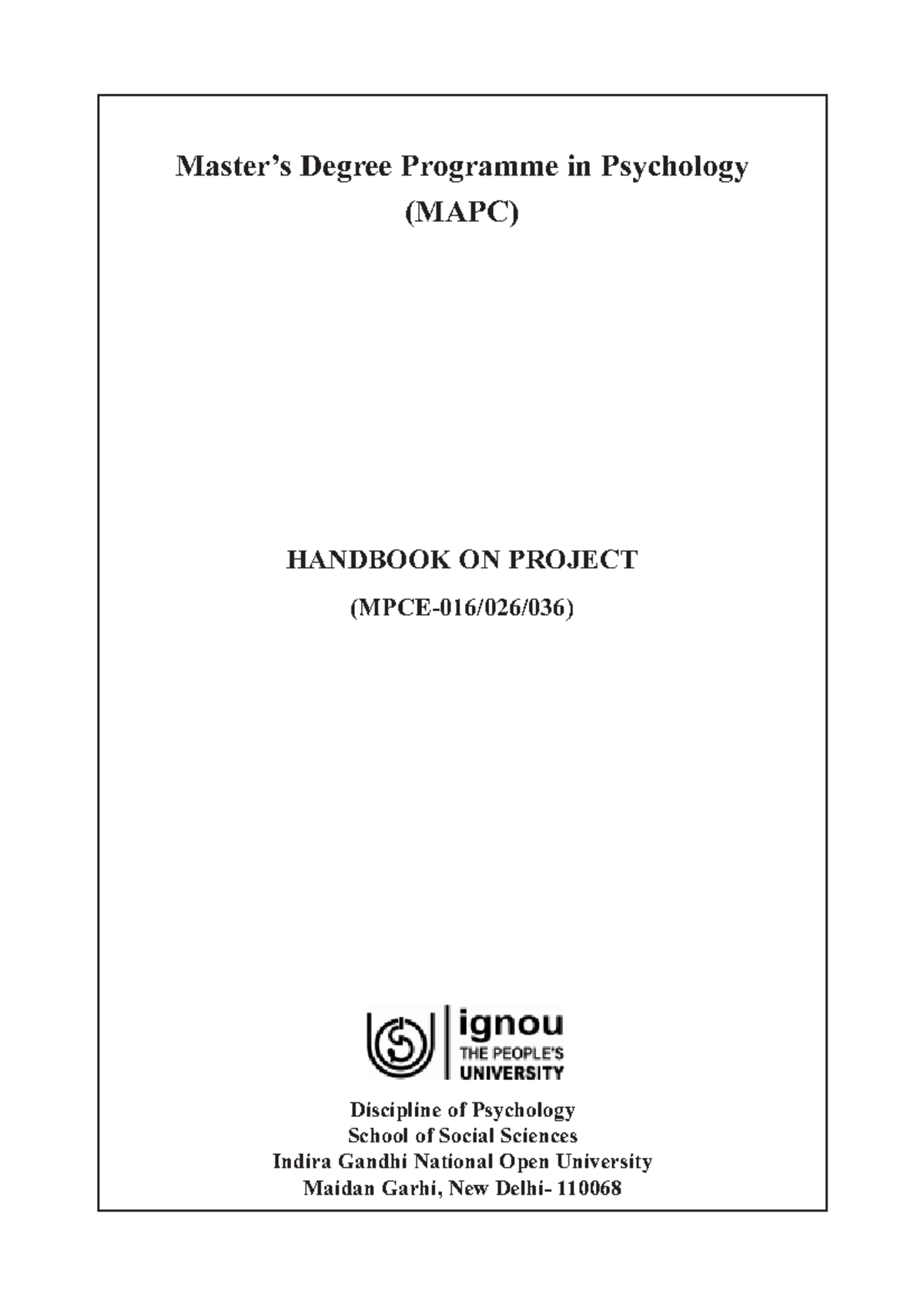 MAPC-Handbook pdf-Project - w 2h 2 2 2 @we gA h 2 2 - Studocu