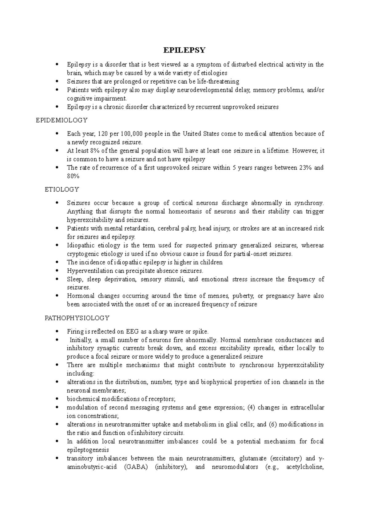 Epilepsy - Case therapy - General Medicine - Case/condition - RGUHS ...