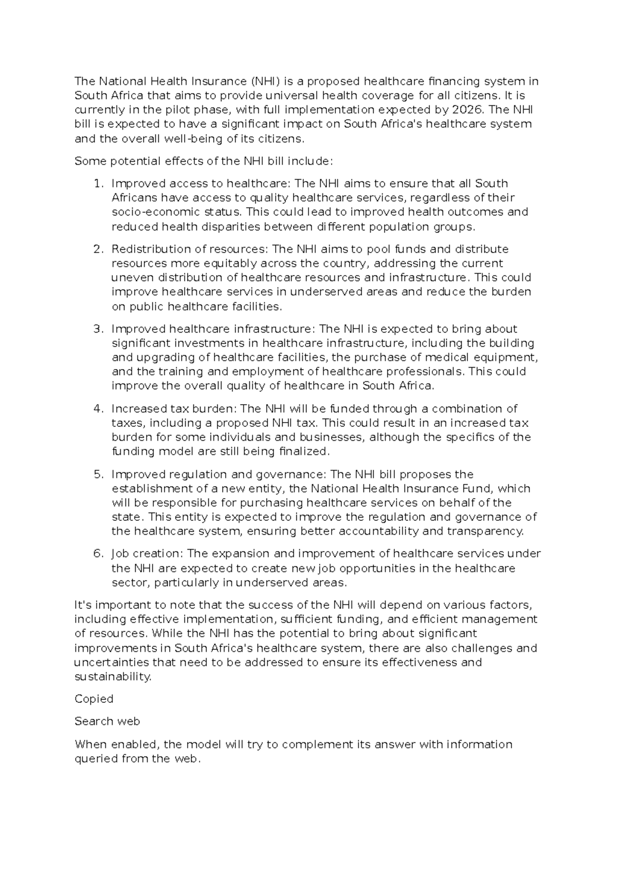 NHI Bill - How will the NHI bill affect South Africa - The National ...
