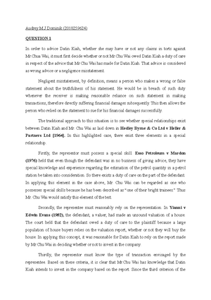 EXAMPLE FOR DRAFT ASSIGNMENT CTU 263 - Public administration - UiTM ...