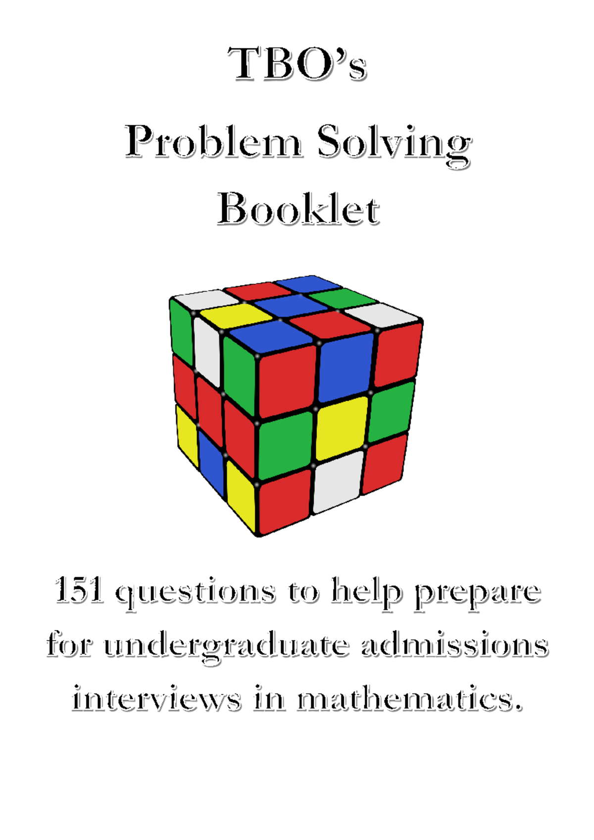 TBO Problem Solving Booklet - 1. How many ways can you arrange each of ...