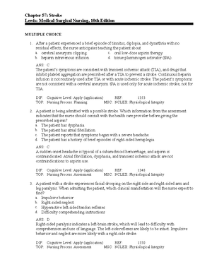 C26 - ch 26 test bank - Chapter 26: Upper Respiratory Problems Lewis ...