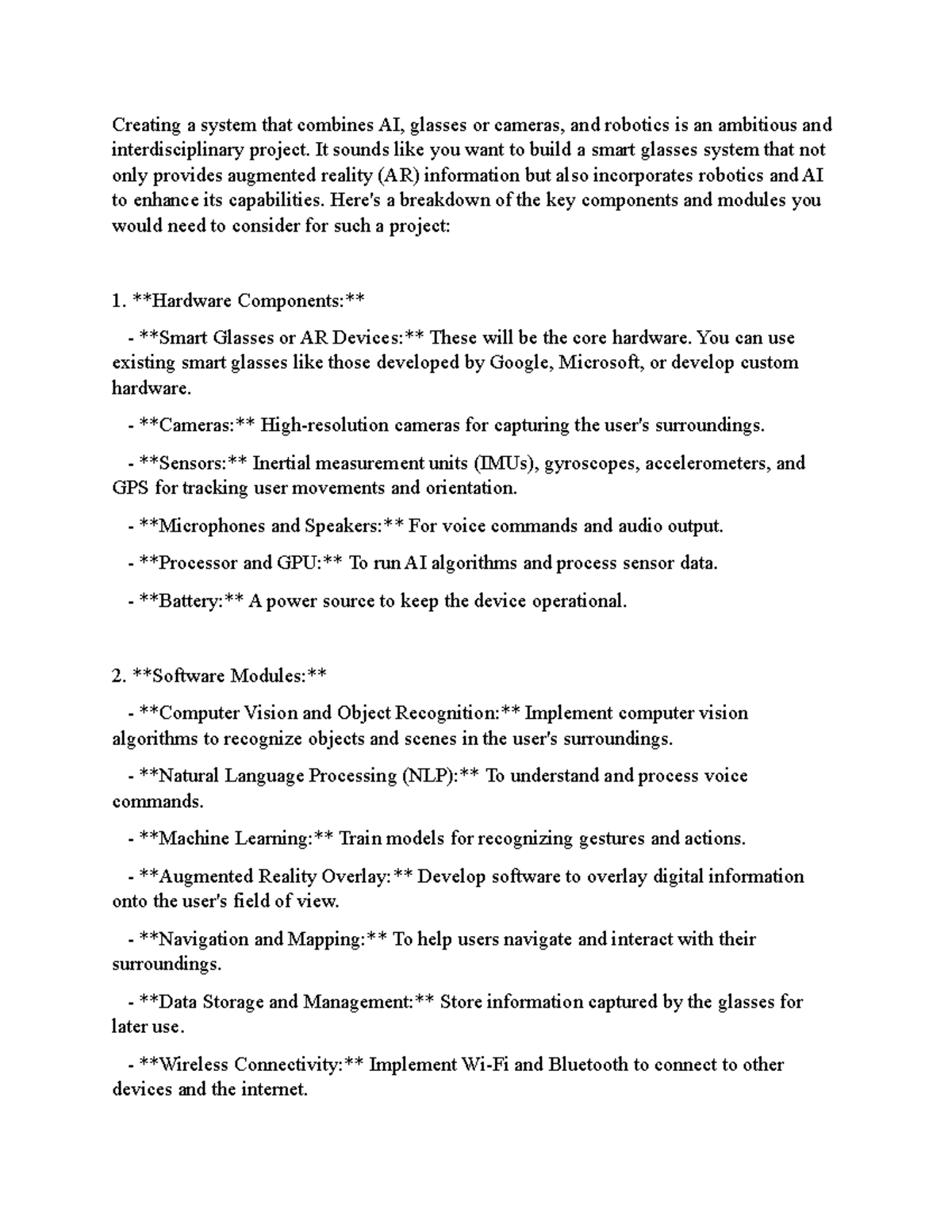 Creating a system that combines AI - English - Studocu