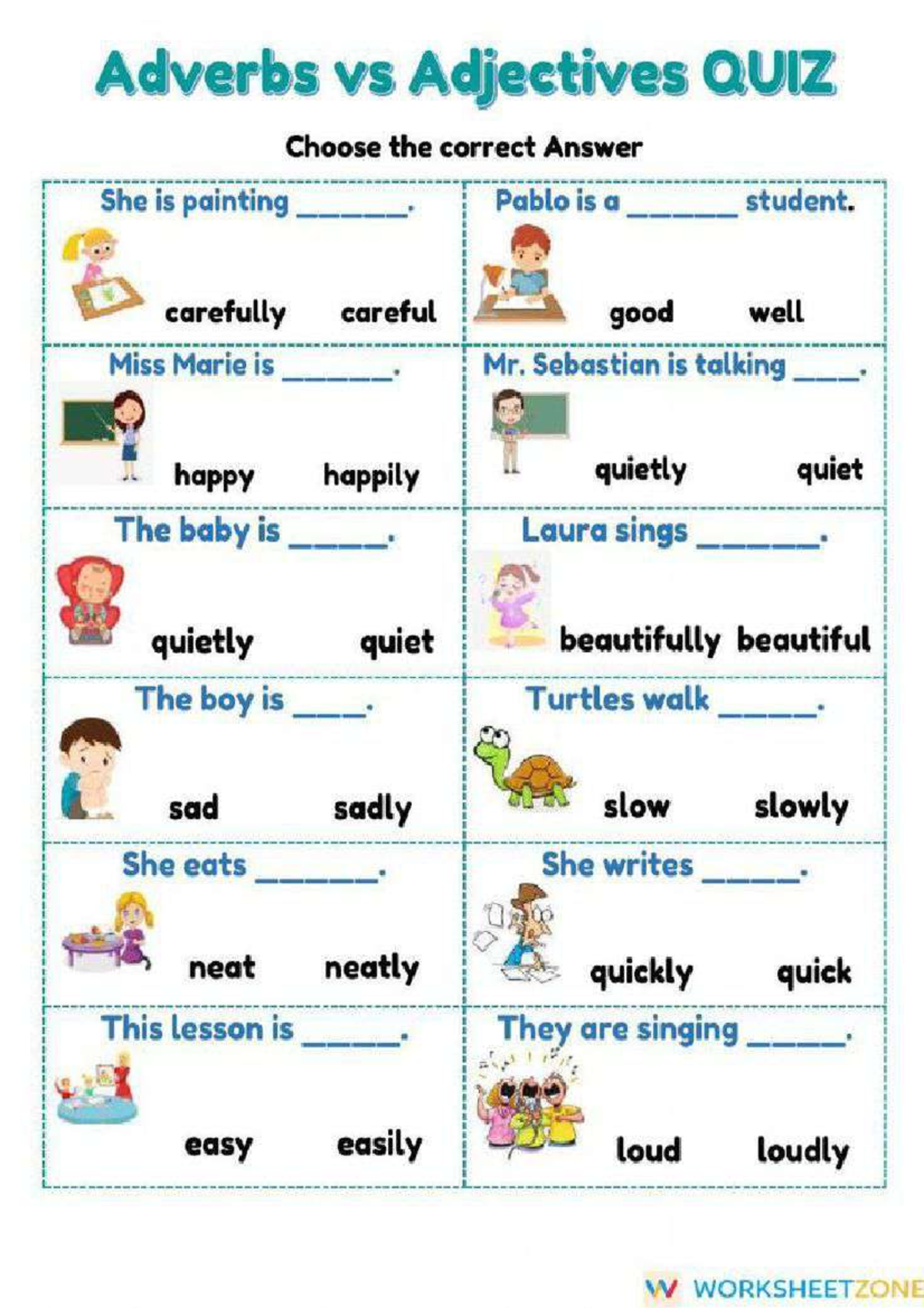 Adverbs vs Adjectives Worksheet - Introducción A La Lengua Inglesa ...