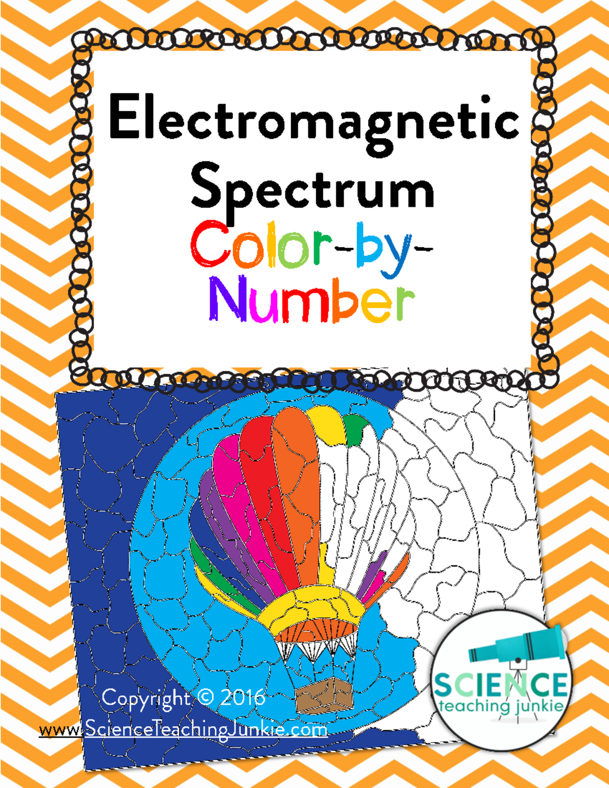 Kami Export - Holly Green - Electromagnetic Spectrum Colorby Number-1 ...