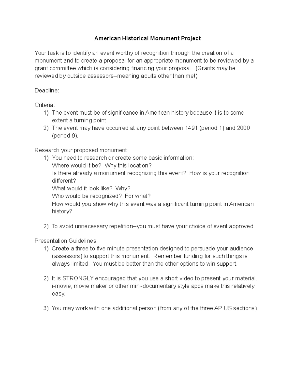 Americanhistoricalmonumentproject - American Historical Monument ...