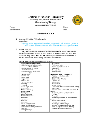Chapter 1 - Human Organism - ANATOMY: the scientific discipline that ...
