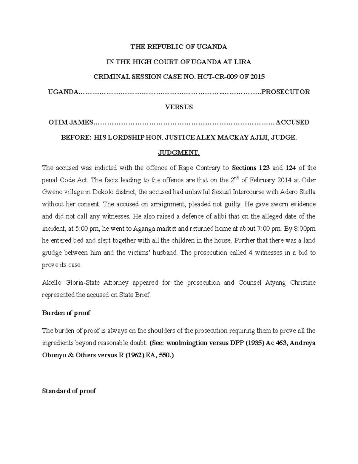 2018-ughccrd-217 - read - THE REPUBLIC OF UGANDA IN THE HIGH COURT OF ...