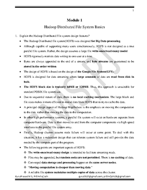 BDA Module 2 Notes - Big Data Analytics Module 2 Introduction to Hadoop ...