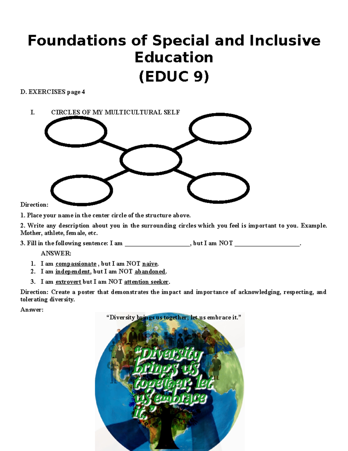 Foundations of Special and Inclusive Education - Shine PadillaHope ...