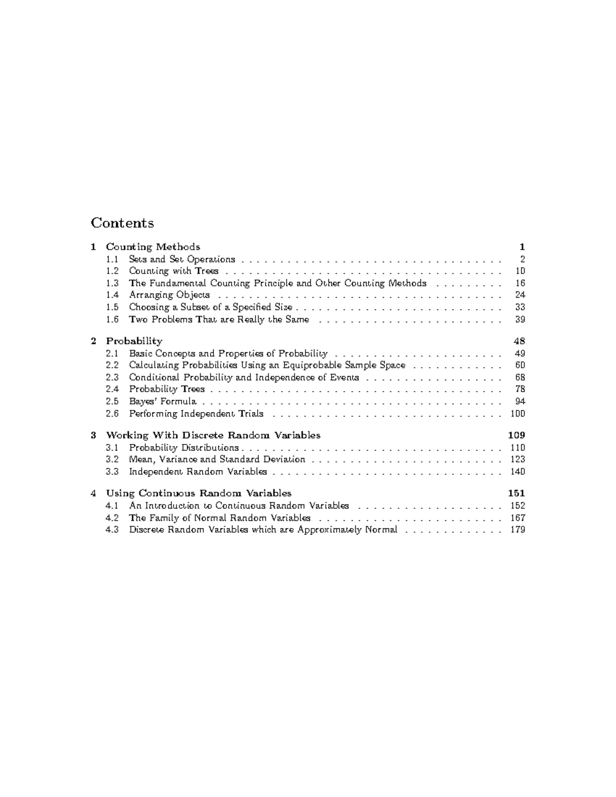 Sec1 1 - Theory and Example - Contents 1 Counting Methods 1 Sets and Set Operations 1 Counting ...