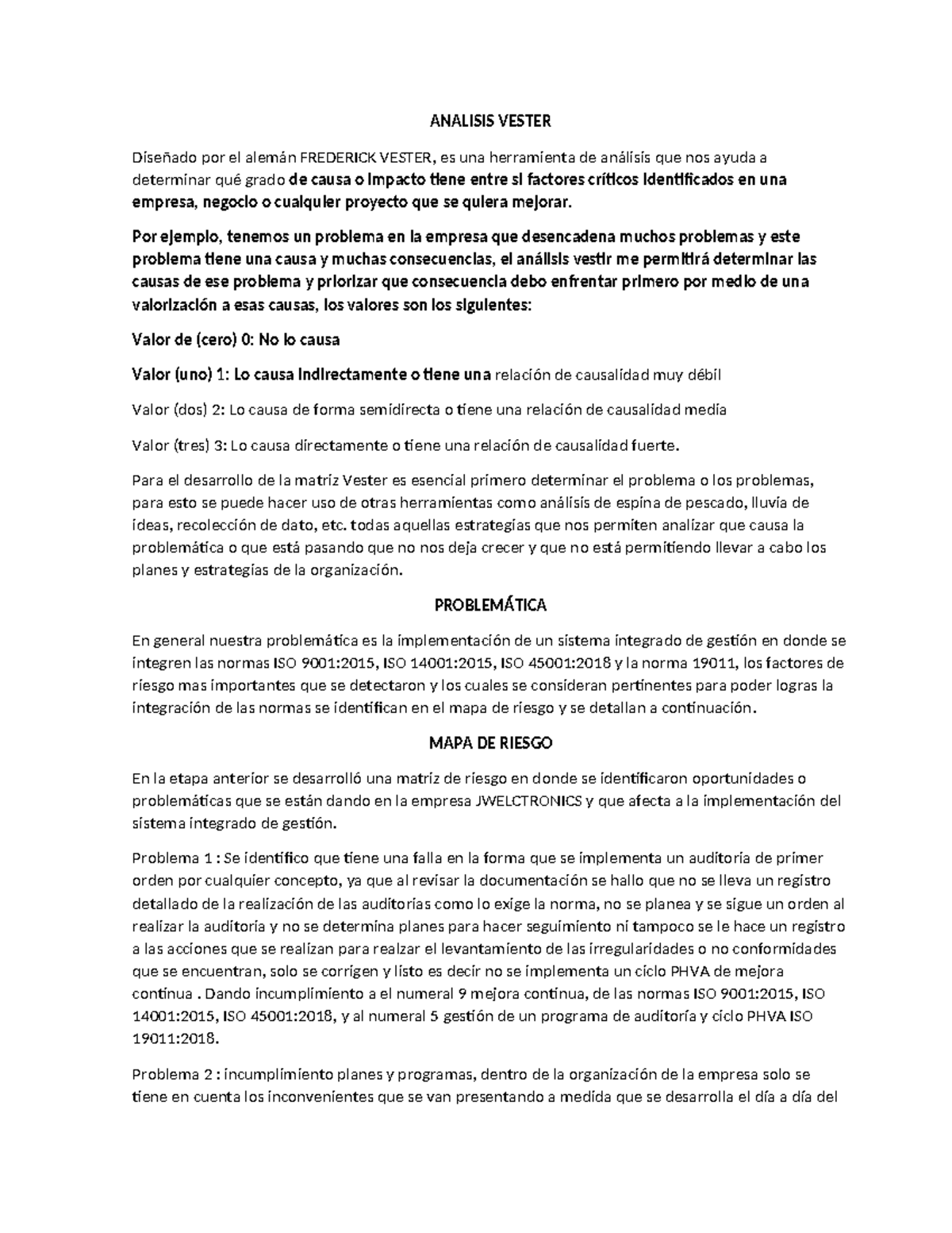 Analisis Vester corregido - ANALISIS VESTER Diseñado por el alemán ...