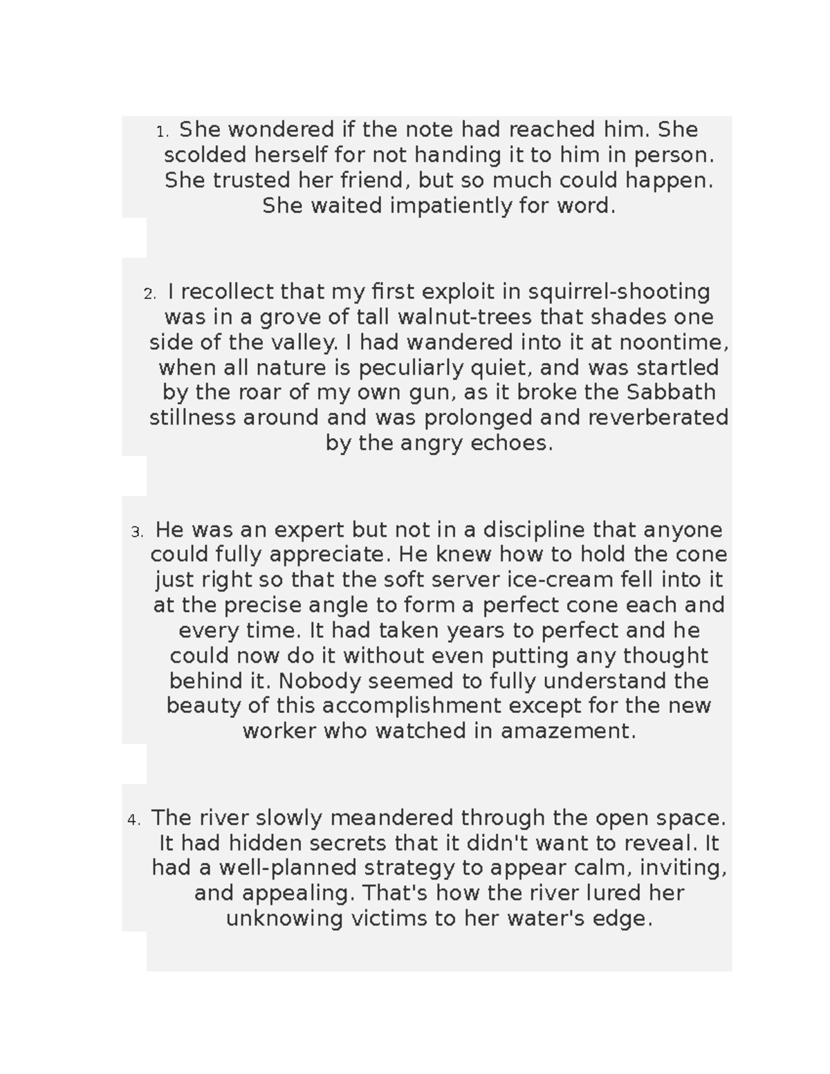 File1 - Lecture Notes for the class - She wondered if the note had ...