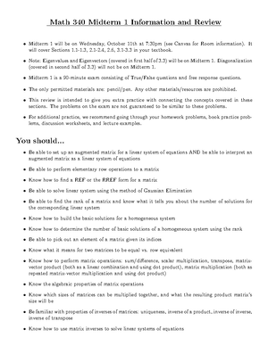 Unit 2 Solving Linear Systems - Section 2 1 Echelon Form of a Matrix Elementary Row operations ...