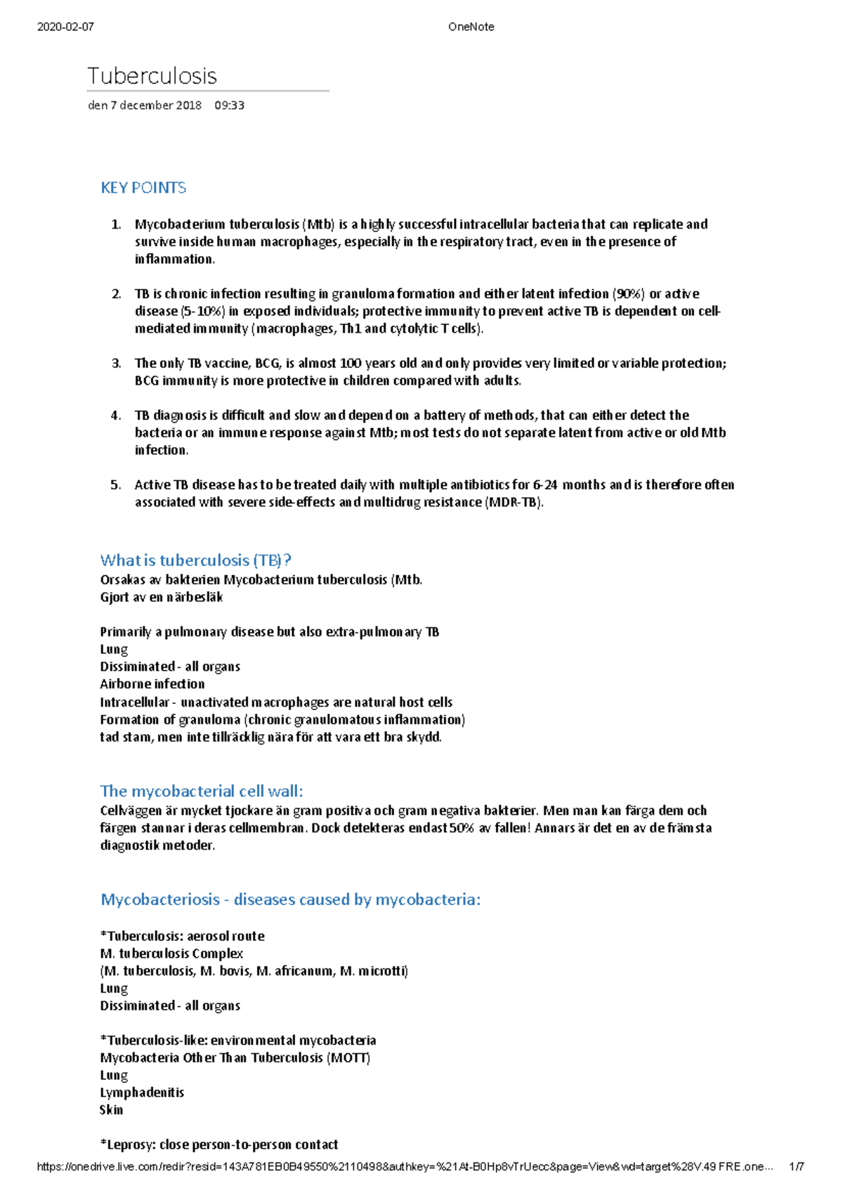 Människokroppens Tuberculosis - Warning: TT: undefined function: 32 Tuberculosis den 7 december ...