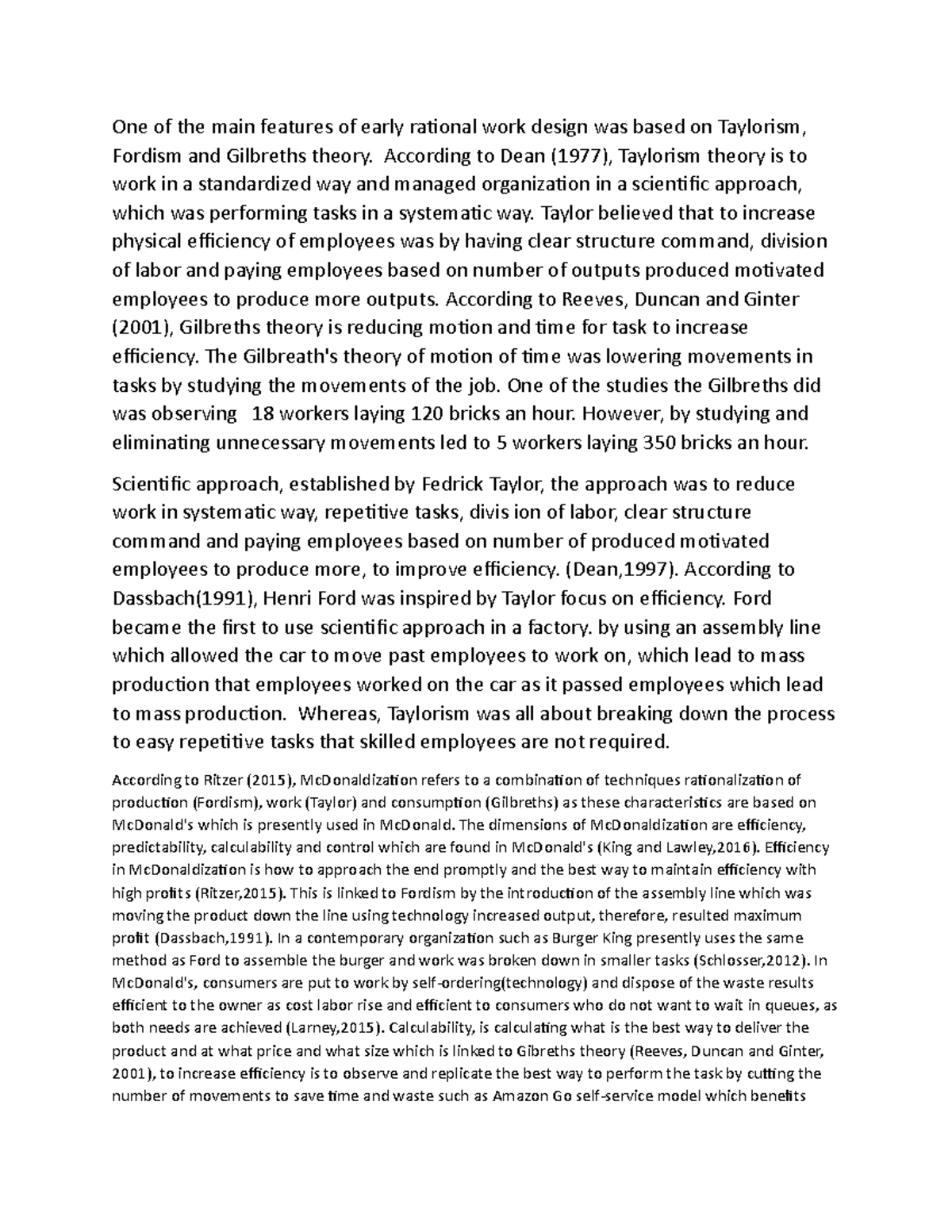 Fmo 2 - basci - One of the main features of early rational work design ...